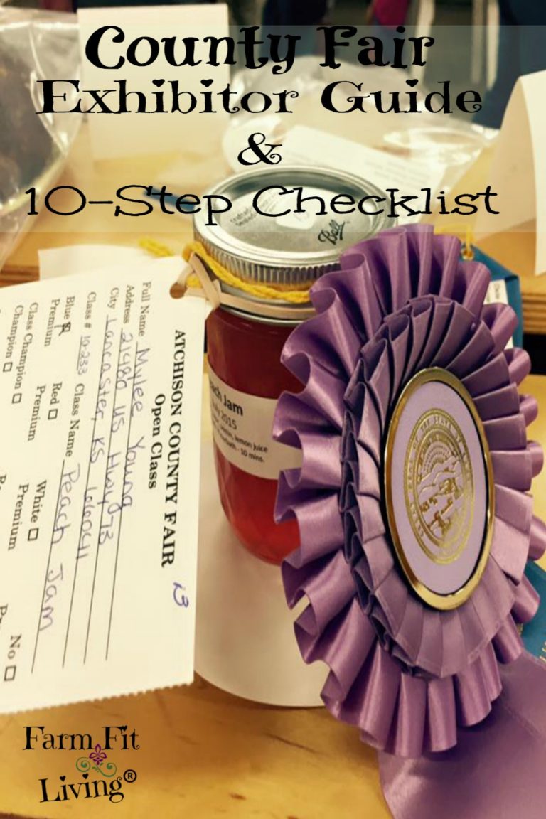 County Fair Exhibitor Guide and Printable Checklist